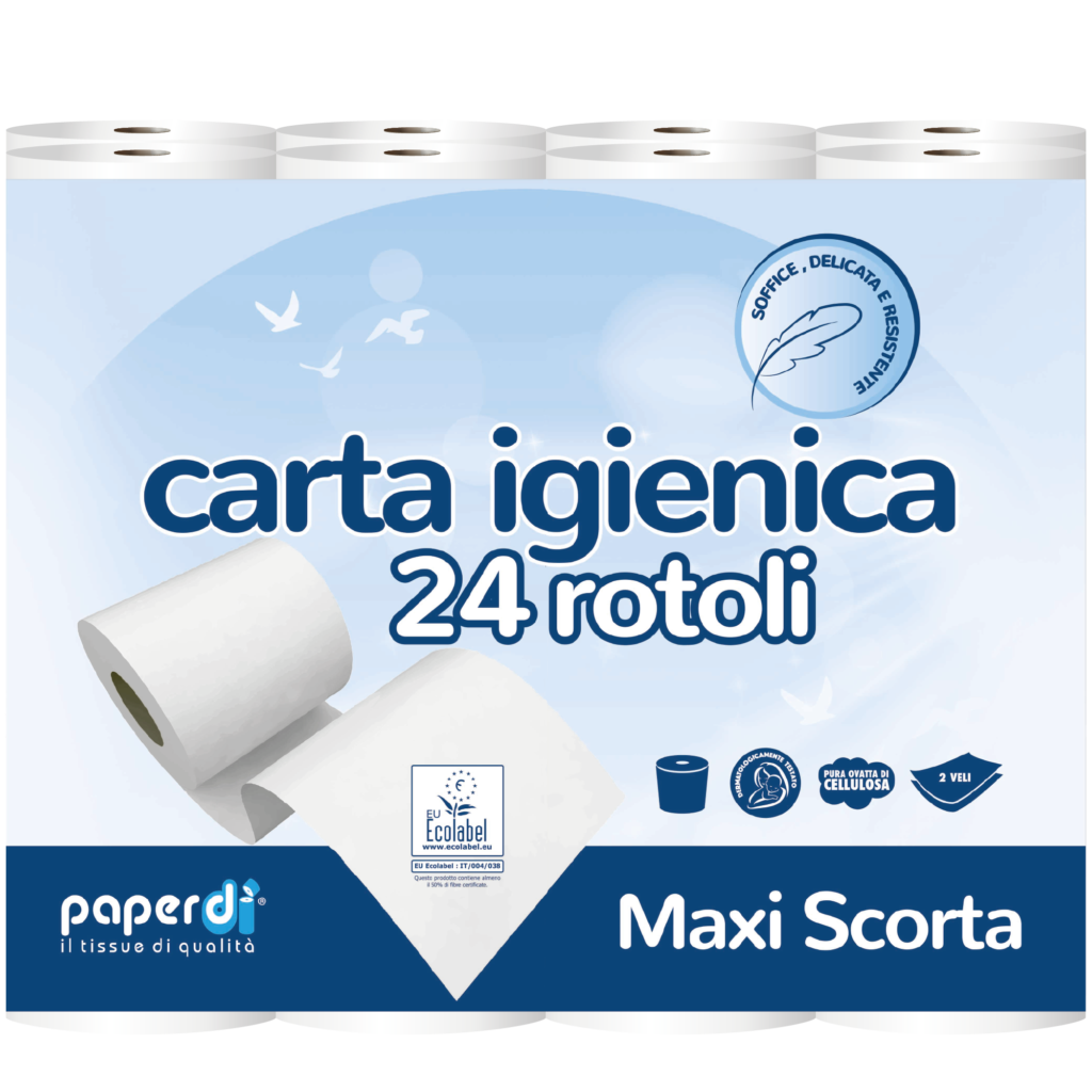 Hartie igienica 2 straturi, 24 role – Proficlin